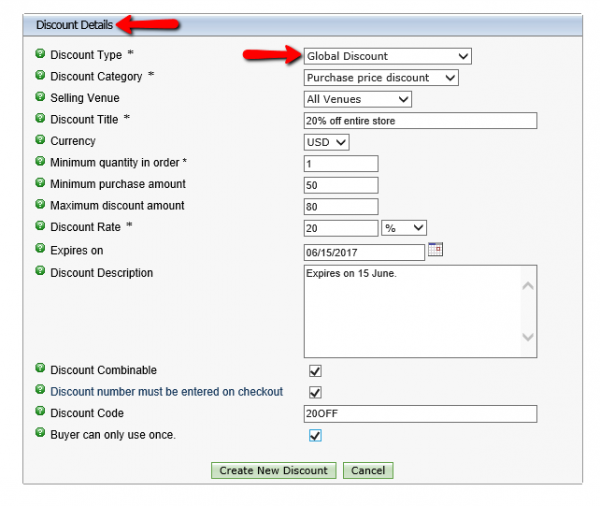 How To Create A Global Discount – Kyozou – Knowledge Base | Sell ...